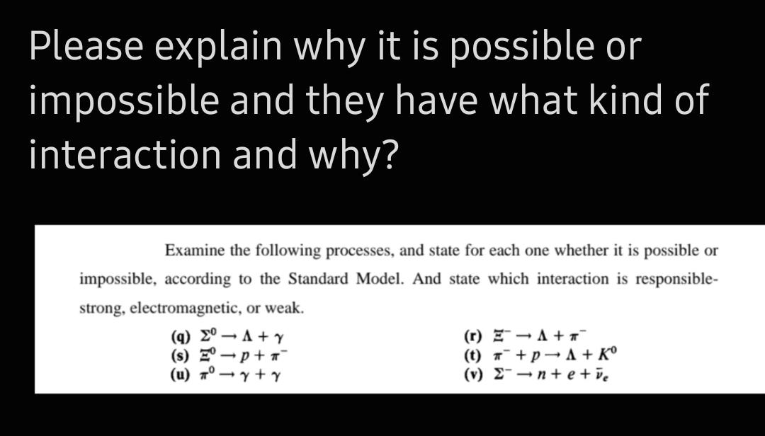 Solved Please explain why it is possible or impossible and | Chegg.com