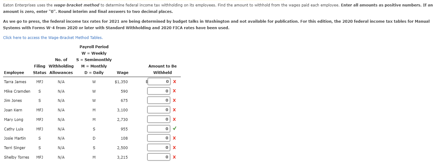 Solved Example 4-1 Carl Jamison, an employee for the | Chegg.com