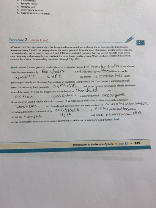 Procedure 3 Diagramming Your Tracing Take the pathway | Chegg.com