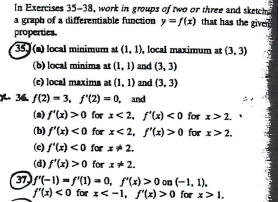 Solved In Exercises 35-38, work in groups of two or three | Chegg.com