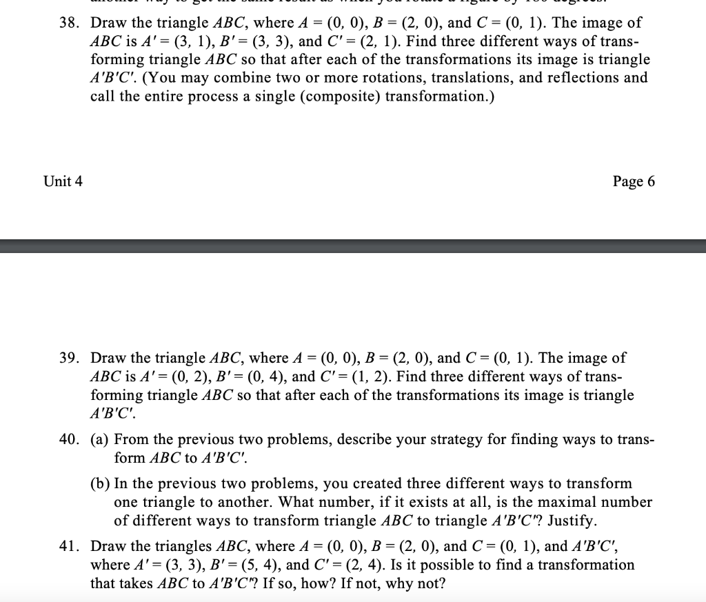 Solved #42: . Describe (in general) how you can tell if it | Chegg.com