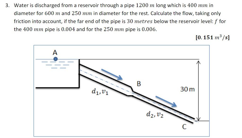 Solved Using Bernoulli from 1 to 3 : | Chegg.com