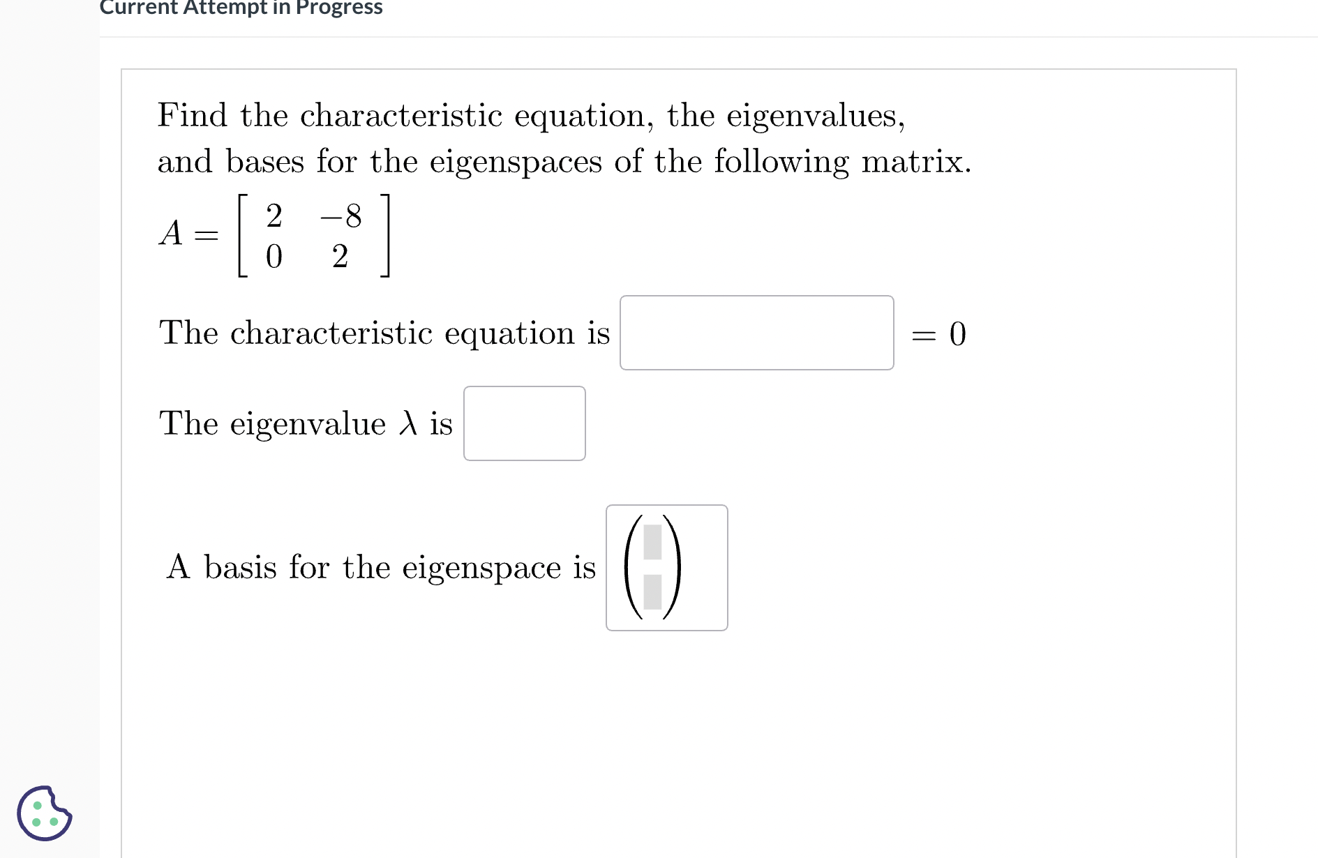 Solved Find the characteristic equation, the eigenvalues,and | Chegg.com