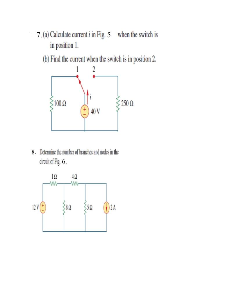 Solved Fundamentals of Electric Circuit Home Work #1 1. | Chegg.com