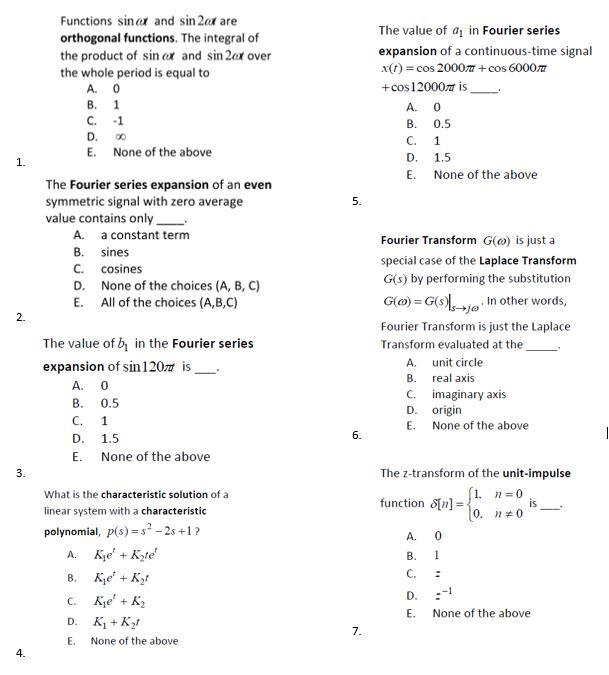 Solved Functions sinar and sin 2ox are orthogonal functions. | Chegg.com