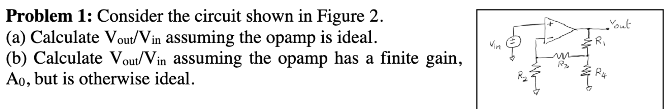 Solved Problem 1: Consider the circuit shown in Figure 2. | Chegg.com