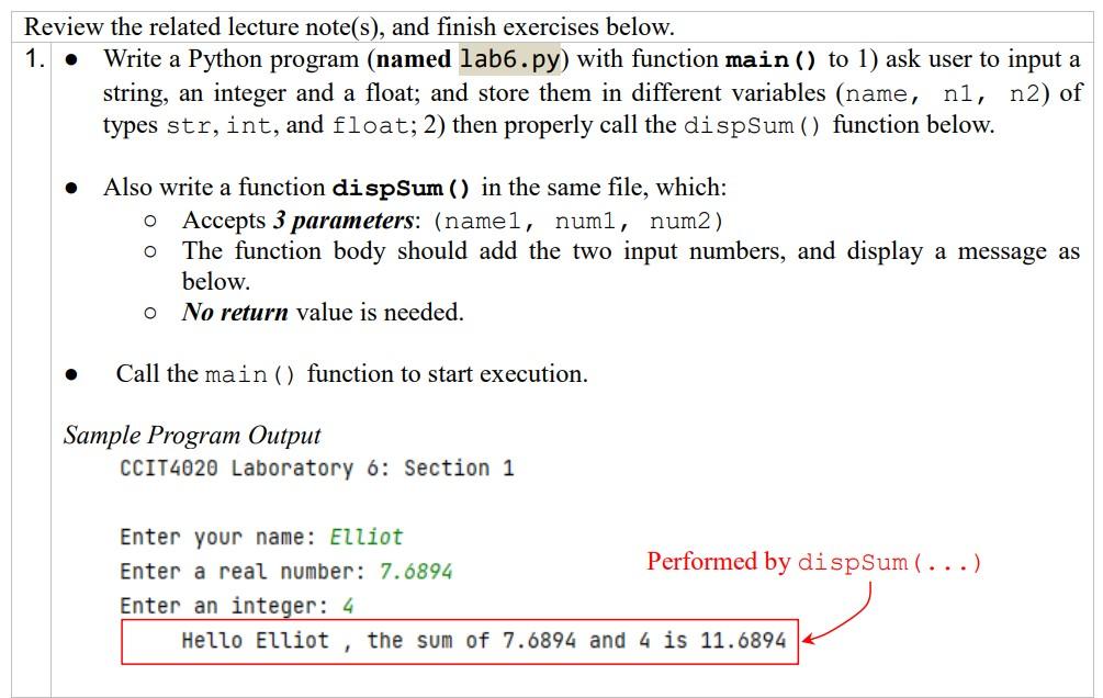 Solved eview the related lecture note(s), and finish | Chegg.com