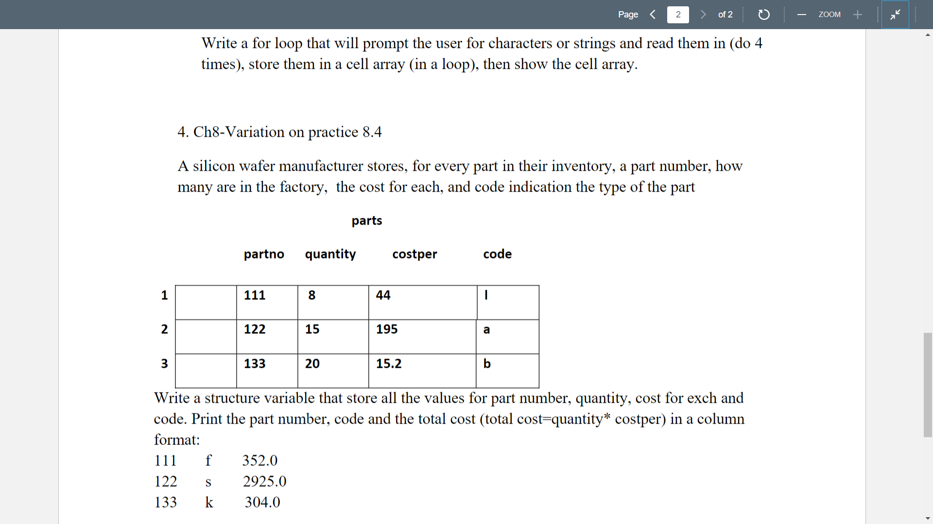 Solved Need Help Solving Problem 4 In Matlab Programming 9532