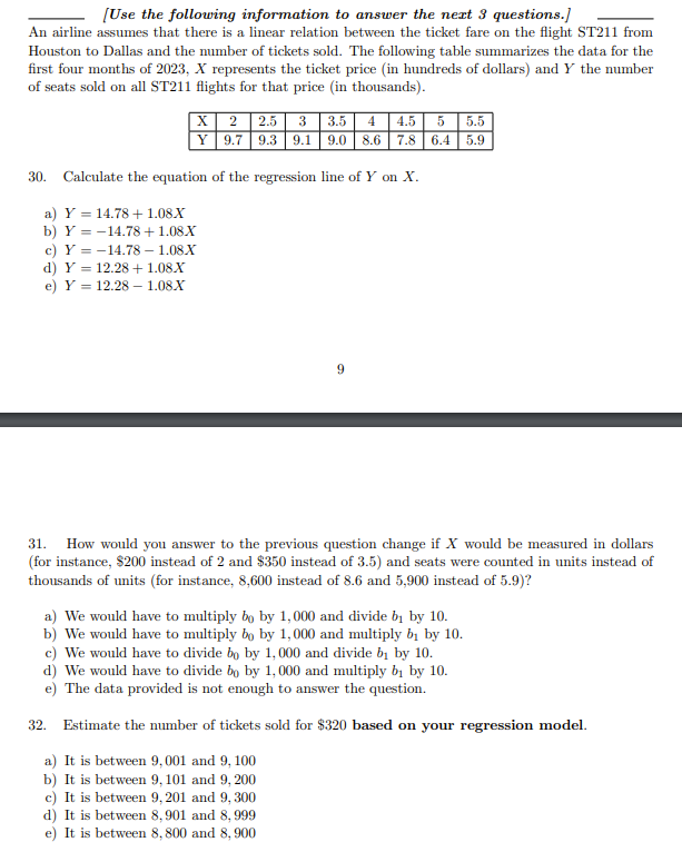 [Use the following information to answer the next 3 | Chegg.com