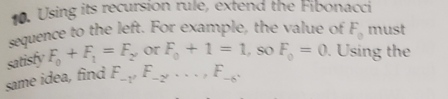 Solved Clarification: Using the recursive rule, extend the | Chegg.com