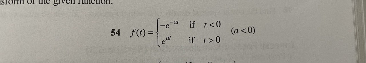 Find the fourier transform pair for the given | Chegg.com