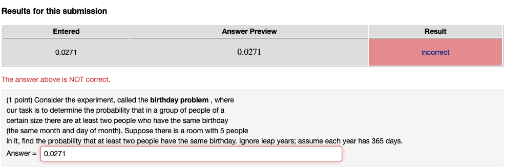 Solved Results for this submission Entered Answer Preview | Chegg.com