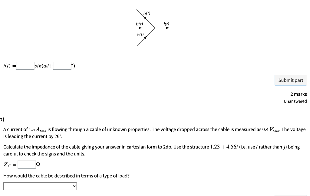 Solved Consider three currents 𝑖1(𝑡),𝑖2(𝑡) and 𝑖3(𝑡) | Chegg.com