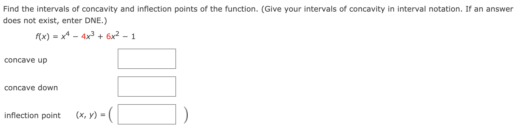 Solved Find the intervals of concavity and inflection points | Chegg.com