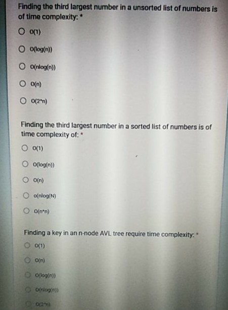 Solved Finding The Third Largest Number In A Unsorted List