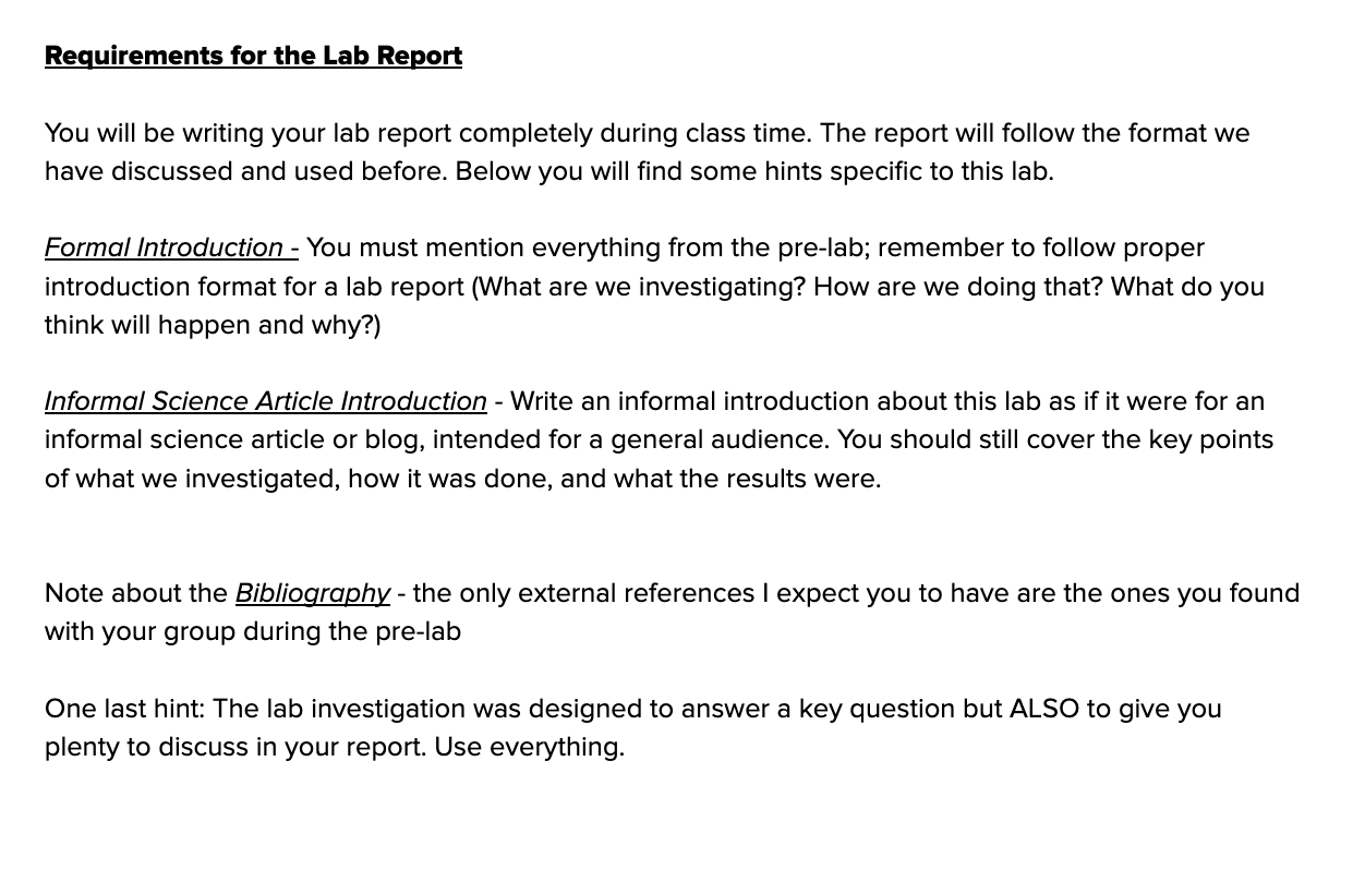 Solved Lab report introduction assignment Need help with an | Chegg.com