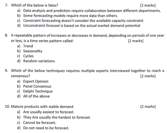 Solved SECTION A [30 MARKS] QUESTION 1: MULTIPLE CHOICE [20 | Chegg.com