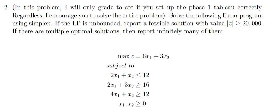 Solved 2. (In this problem, I will only grade to see if you | Chegg.com