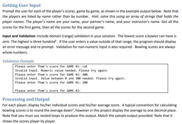 Solved Create a console Java program that will have the user | Chegg.com