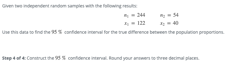 Solved Given two dependent random samples with the following | Chegg.com