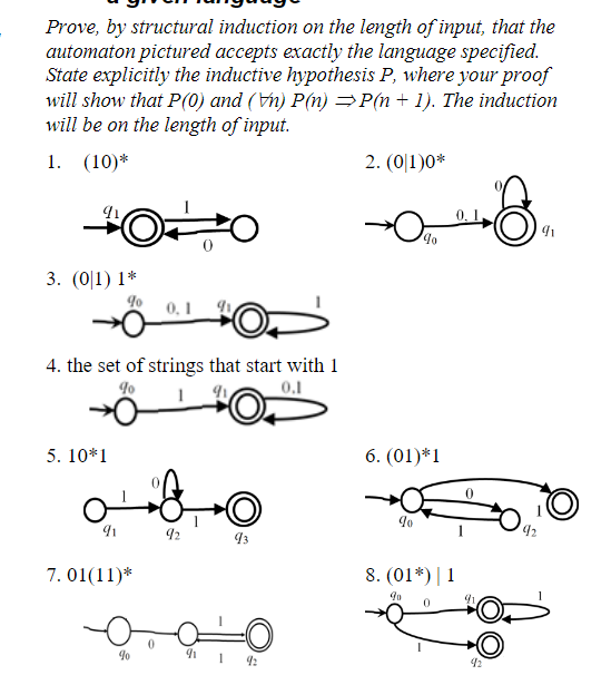 Solved Prove, by structural induction on the length of | Chegg.com