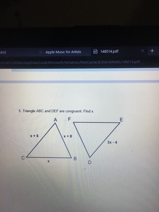 Solved Apple Music for Artists 148014.pdf Algebra 2 | Chegg.com
