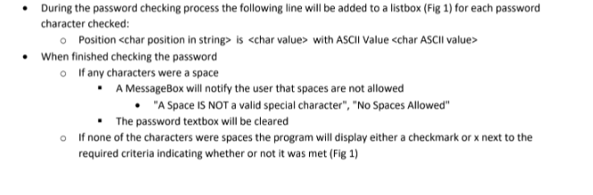 Solved Project 4-Password Checker Figure 1 Figure 2 In this | Chegg.com