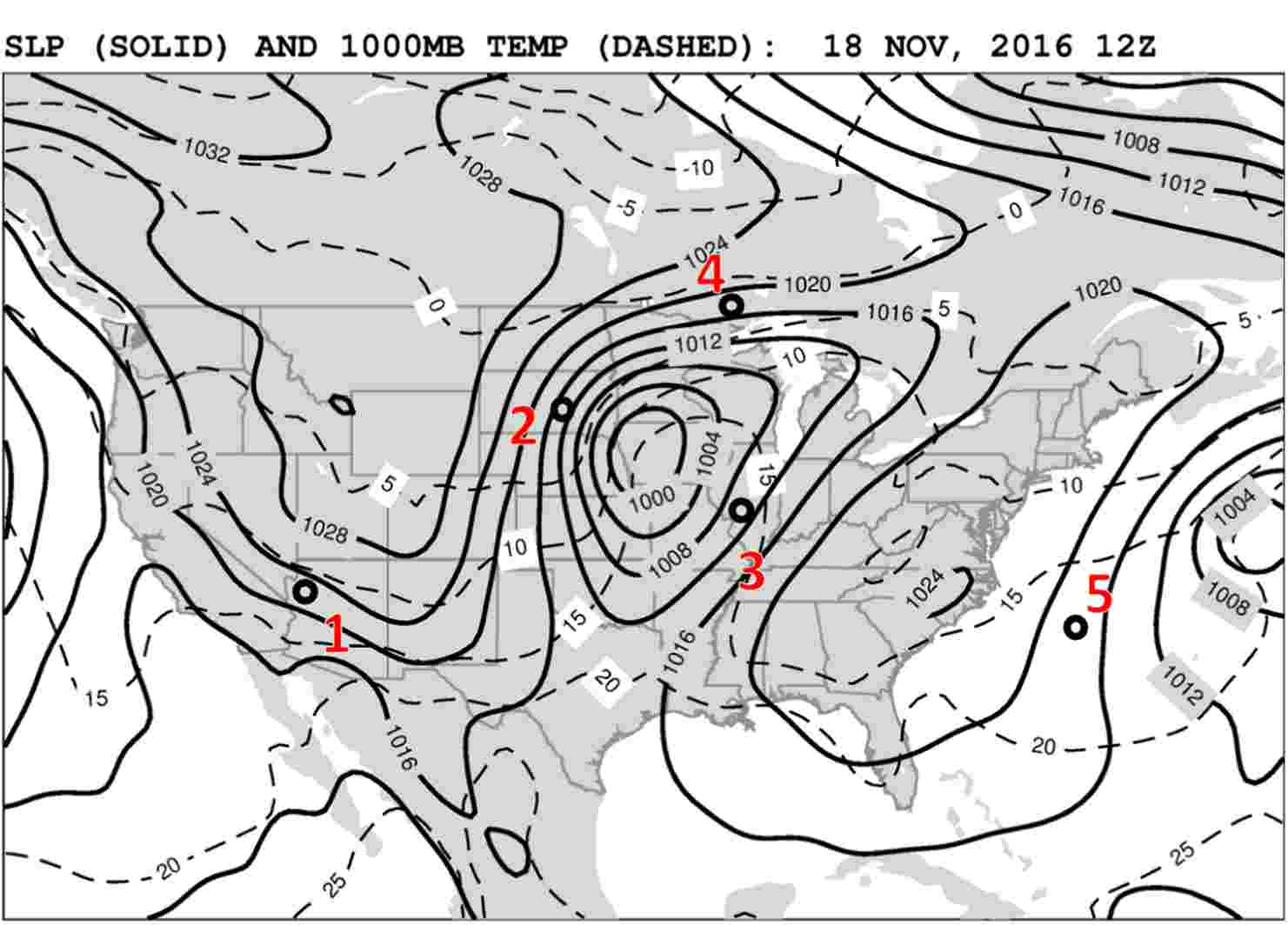 Solved a. ﻿Using the Sea Level Pressure map, what sort | Chegg.com