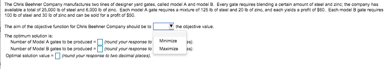 Solved The Chris Beehner Company manufactures two lines of | Chegg.com