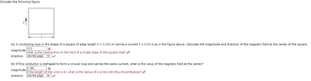 Solved Consider the following figure. (a) A conducting loop | Chegg.com