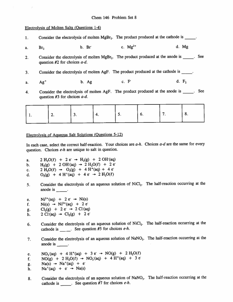 Solved Consider the electrolysis of molten MgBr2. The | Chegg.com