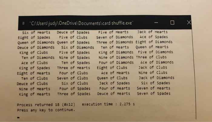 Solved Problem 2: Card Shuffling: Entertainment Industry | Chegg.com