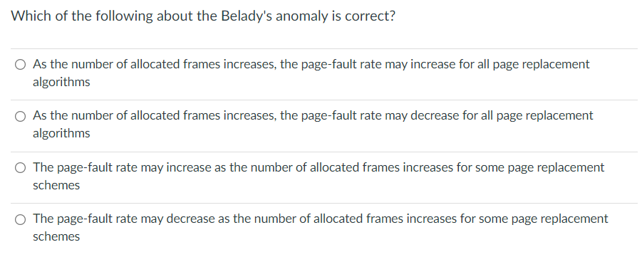 Solved The OS maintains a free-frame list in order to keep | Chegg.com