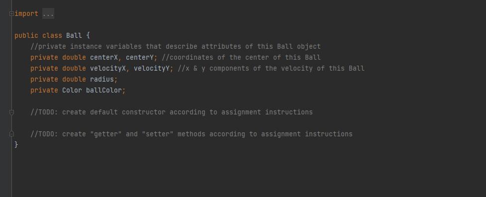 Solved Bouncing Balls Starter Code.zip ↓ For this assignment | Chegg.com Solved Bouncing Balls Starter Code.zip ↓ For this assignment | Chegg.com