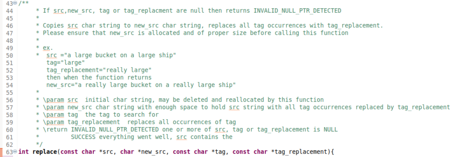 I need help creating a Replace function for my C++ | Chegg.com