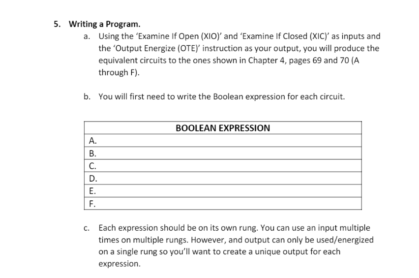 Solved 5. Writing a Program. a. Using the 'Examine If Open | Chegg.com