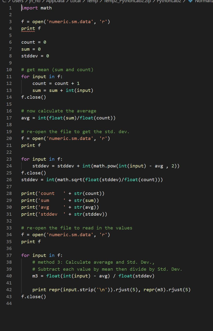 Solved Write a Python program that loads the input data file | Chegg.com