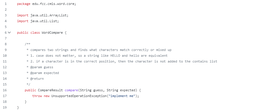 Solved Help With Wordle Like Java Program Project Everytime 8825