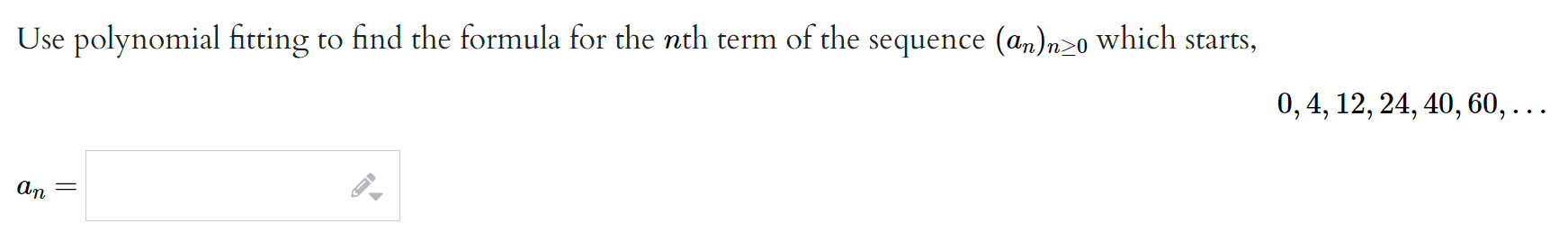 Solved Suppose Suppose an=2n2−2n−2. Find a closed formula | Chegg.com