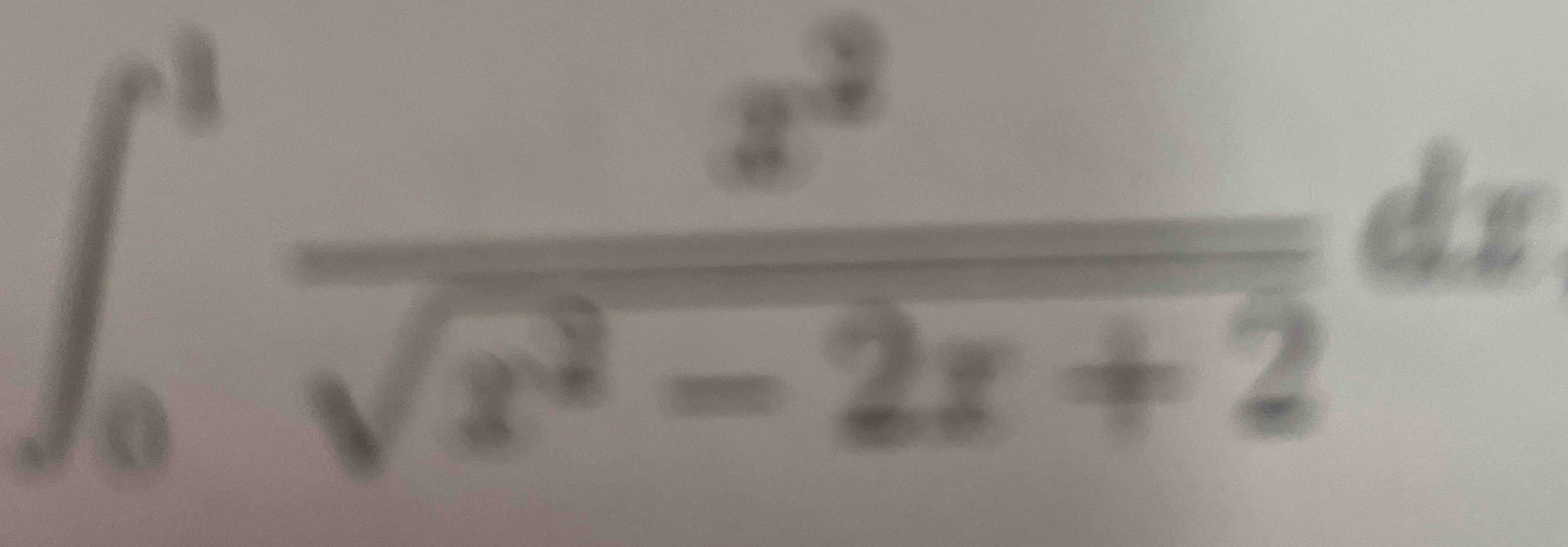 Solved ∫01x2x2-2x+22dx | Chegg.com
