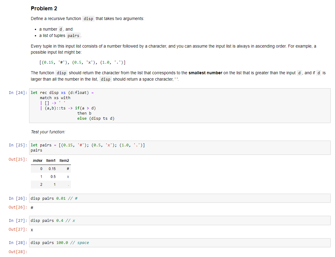 In F Do Not Use Loops Only Recursion 