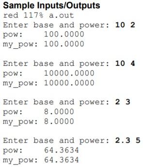 0. A Math Library functions, simple recursions | Chegg.com