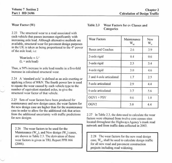 Solved Volume 7 Section 2 Part 1 HD 24/06 Wear Factor (W) | Chegg.com
