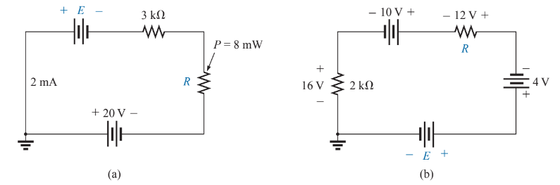 Solved Determine the value of the unknown voltage source and | Chegg.com