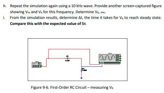 Solved 4. Series RC Circuit with square-wave input - VR, the | Chegg.com