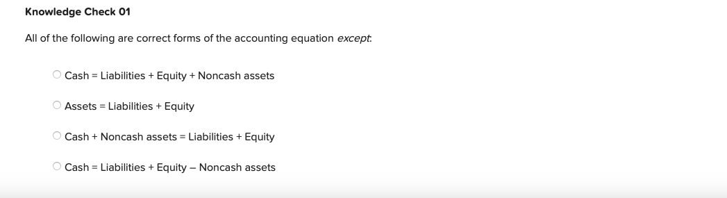 Solved Knowledge Check 01 The correct order of the | Chegg.com