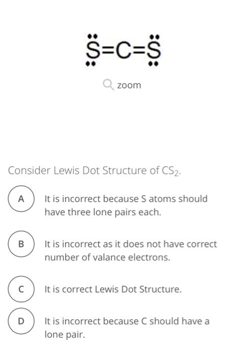 Cs2 Lewis Structure