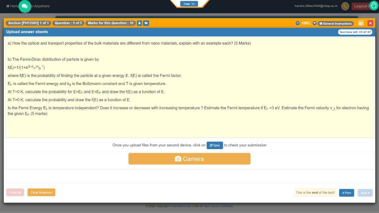 Solved Jump to Home On Anywhere harsha 20bec7044@vitap.ac.in | Chegg.com