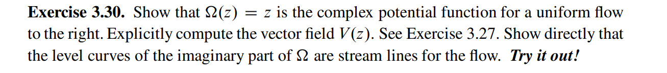 Solved Exercise 3.30. Show that S2(z) = z is the complex | Chegg.com