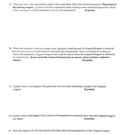$a. There are some valid assumptions made in this | Chegg.com